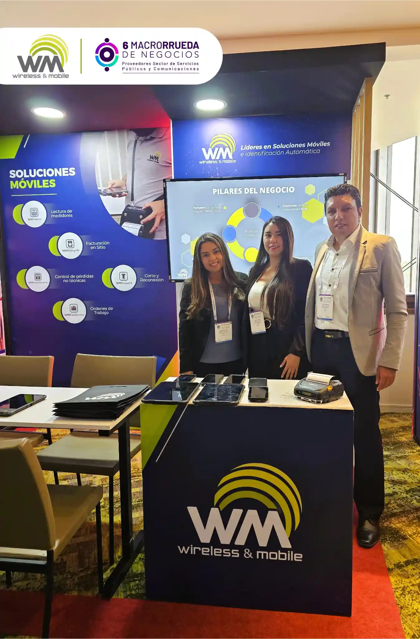 WM participa con éxito en la 6ª Macrorrueda de Negocios Andesco 2025 - WM Wireless & Mobile